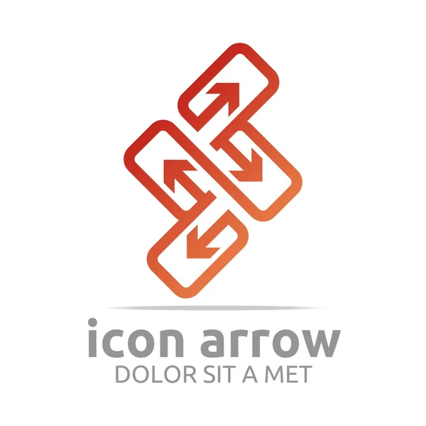 Logo Icon Arrow Circle Colorful Connect Design Symbol Abstract Stock ...