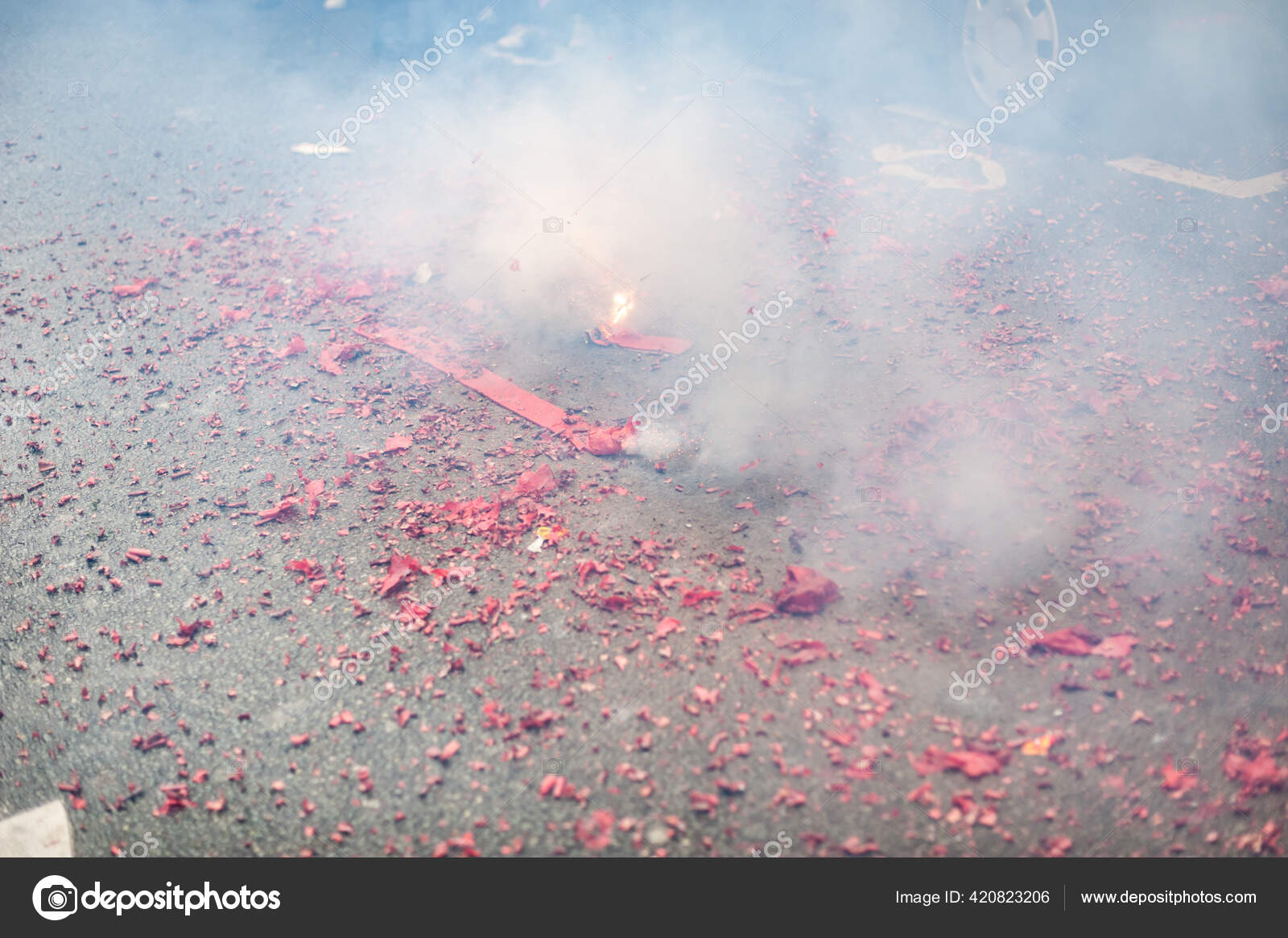 Chinese Firecrackers Exploding