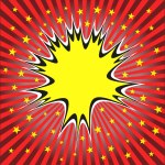 Comic Burst Vector Stock Vector Image by ©baavli #24665351