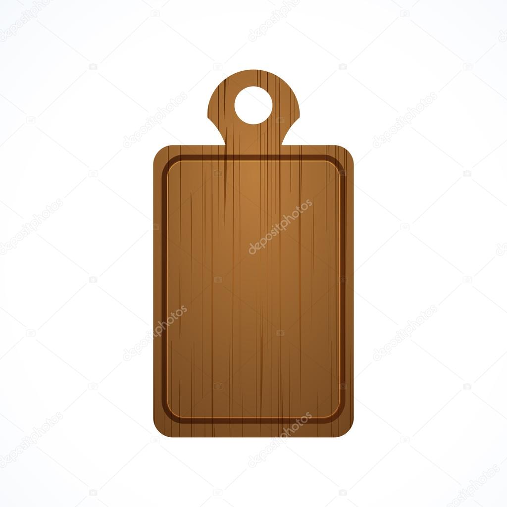 Vector of board cooking wood on white background Stock Vector Image by ...