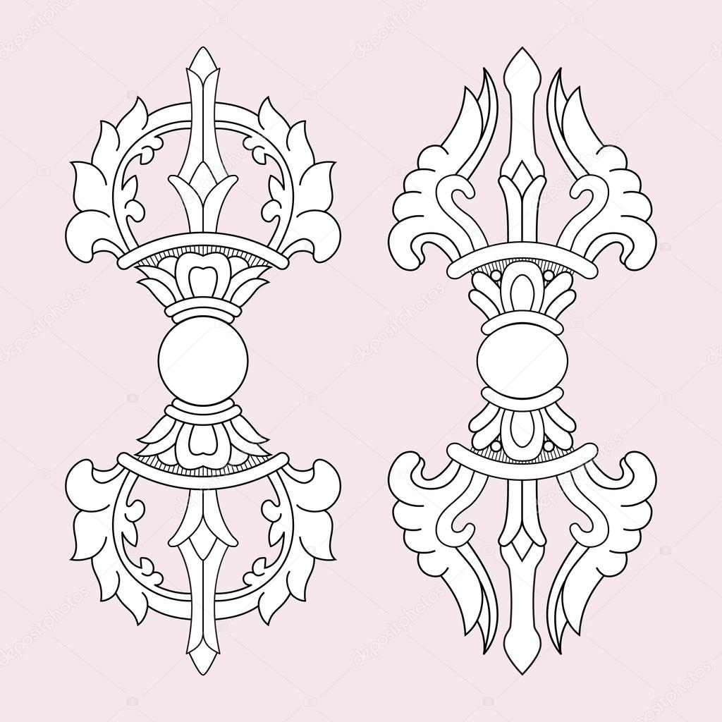 Vajra Stock Vector Image by ©mpmpya #76847197
