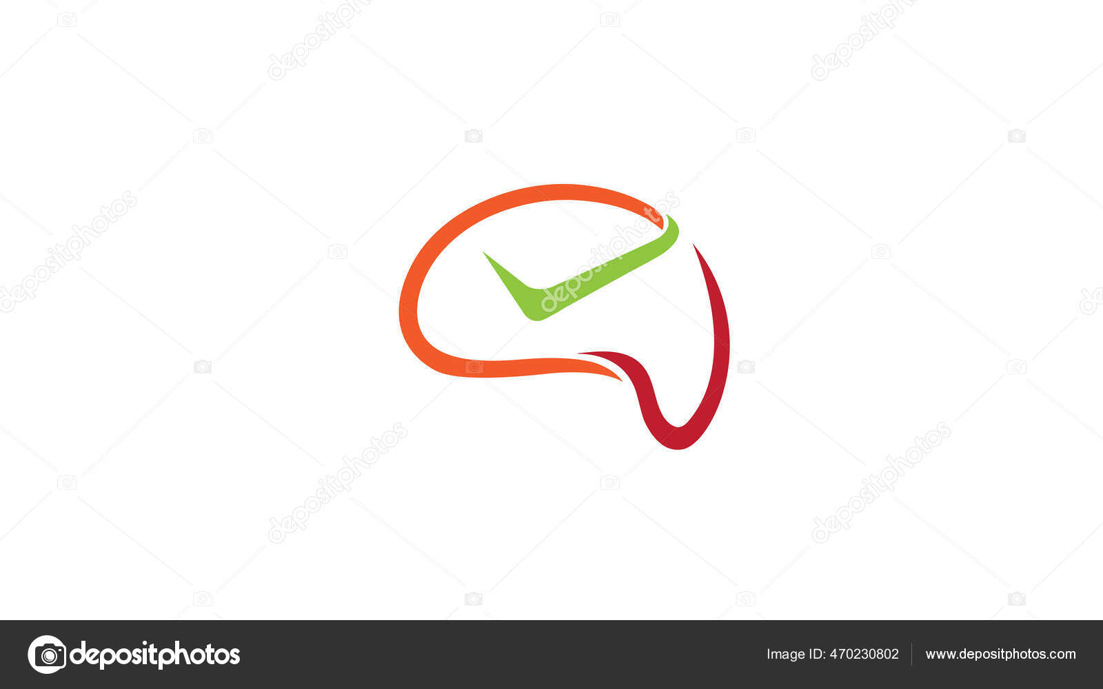 Creative Brain Check Symbol Logo Vector Stock Vector Image by ©Guru86 ...