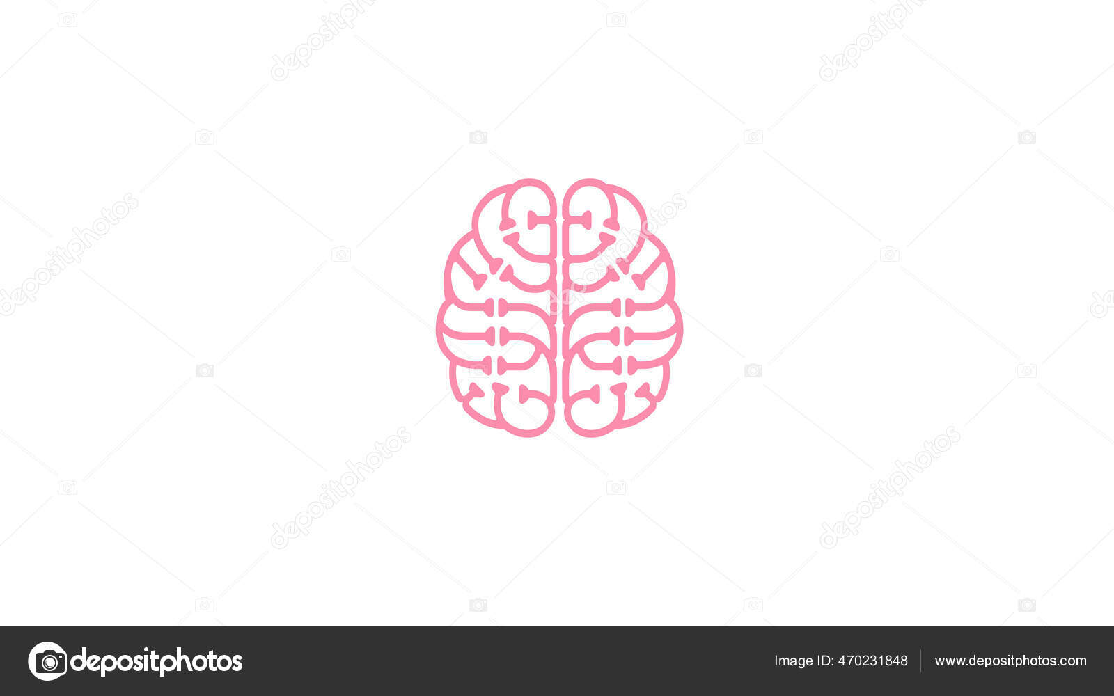 Creative Brain Technology Logo Vector Stock Vector by ©Guru86 470231848