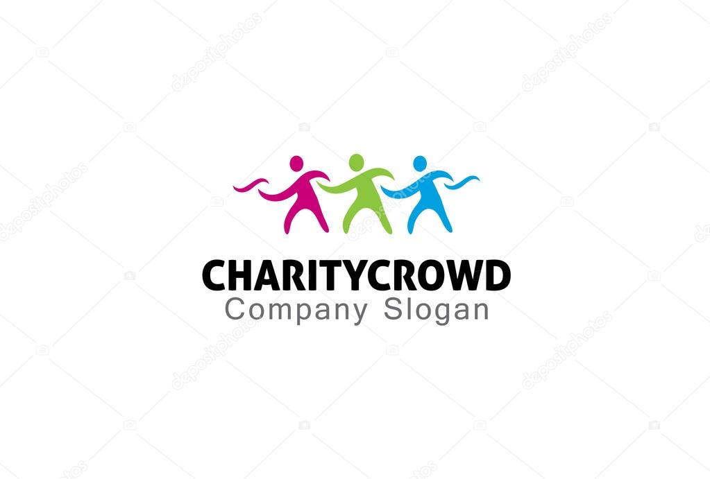 Charity Crowd Design Illustration Stock Vector by ©Guru86 90258984
