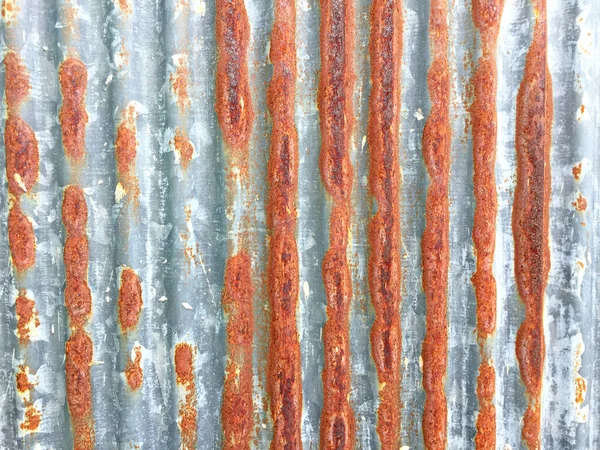 Rust on Galvanized corrugated sheet, rustic background, weathered ...