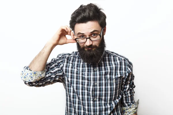 Happy smiling young man with beard ⬇ Stock Photo, Image by © kegfire ...