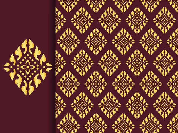 Asian Traditional Art Design Thai Traditional Background Lai Thai ...