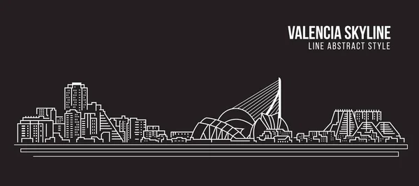 Valencia skyline Vector Images | Depositphotos