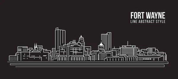16 Fort wayne skyline Vector Images - Free & Royalty-free Fort wayne ...