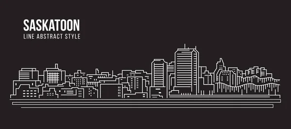 Saskatoon skyline Vector Art Stock Images | Depositphotos