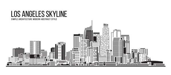 Cityscape Building Simple architecture modern abstract style art Vector ...