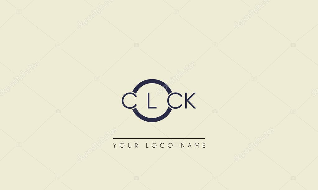 Reloj letra logotipo dise o vector ilustraci n 2024