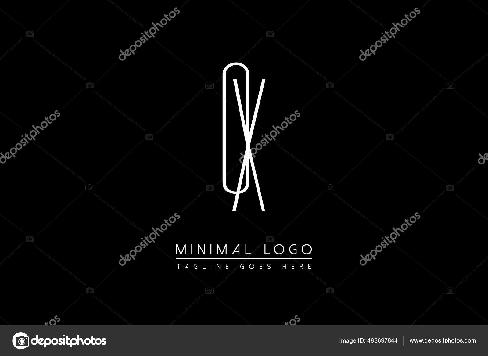 Initial Linked Letter Logo Vector Illustration Monogram Symbol Stock ...