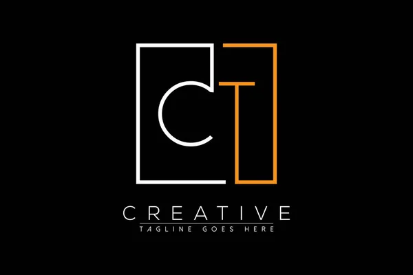 Letra ct, tc, c, t vector logo Dise o con Creative Modern Tipograf a de moda y logotipo ...