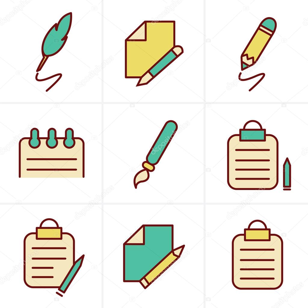 Writing Icons