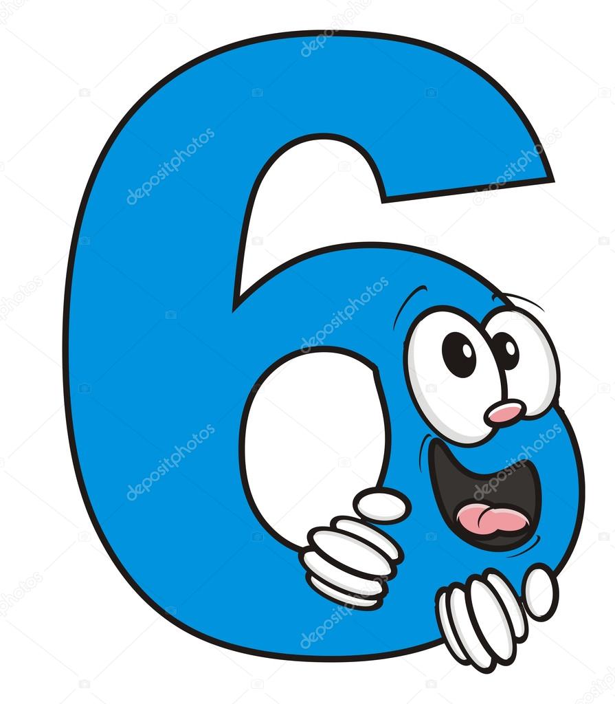 Figura número seis — Foto de stock © tatty77tatty #110713612