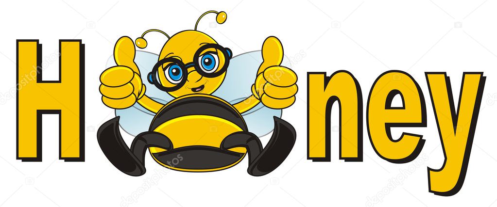 Cute and happy wasp — Stock Photo © tatty77tatty #123902132