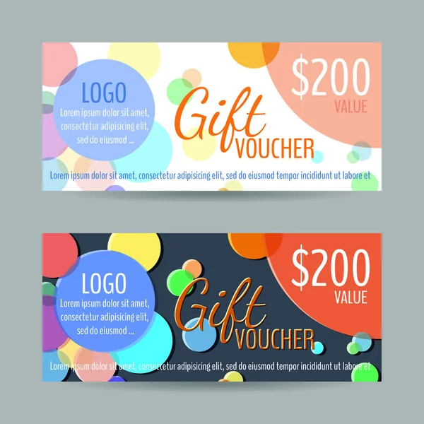 Gift voucher vector template Stock Vector Image by ©studioworkstock ...