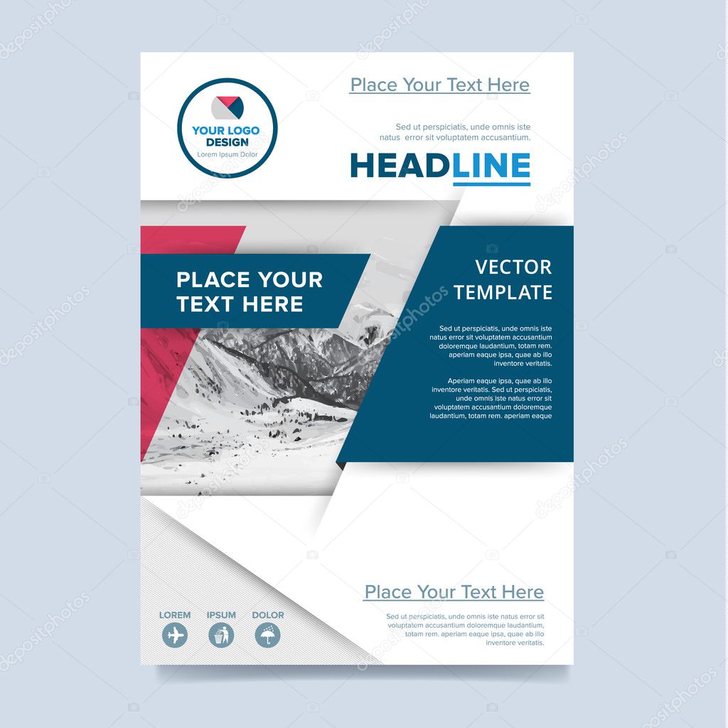 Brochure layout design vector illustration Stock Vector by ...