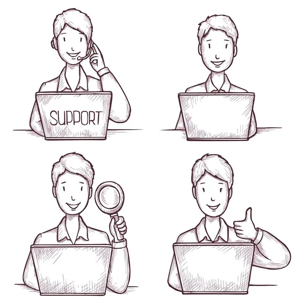 23,874,330 Ilustrasi Stok Kerja operator | Depositphotos