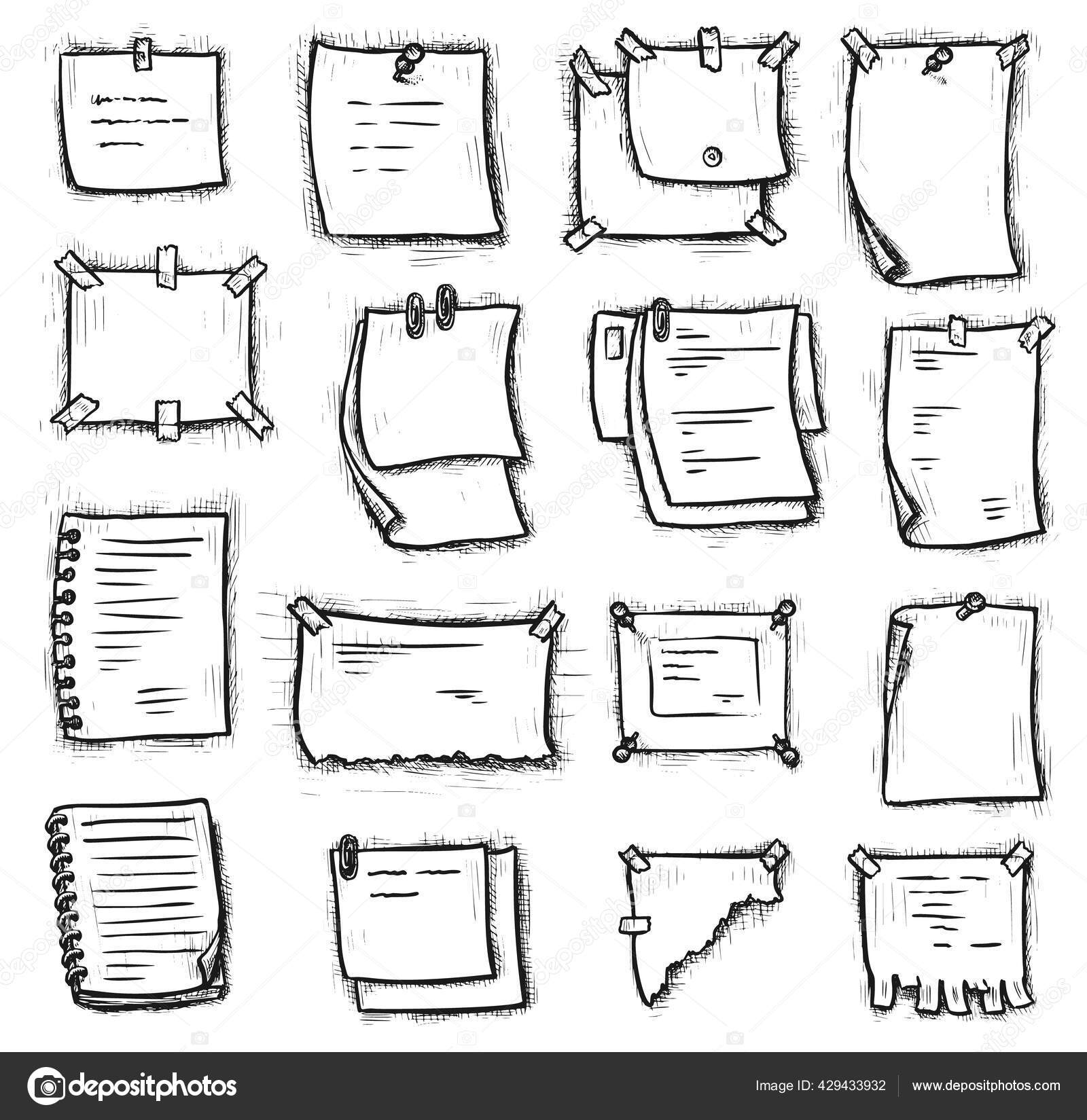Pinned Notebook Paper