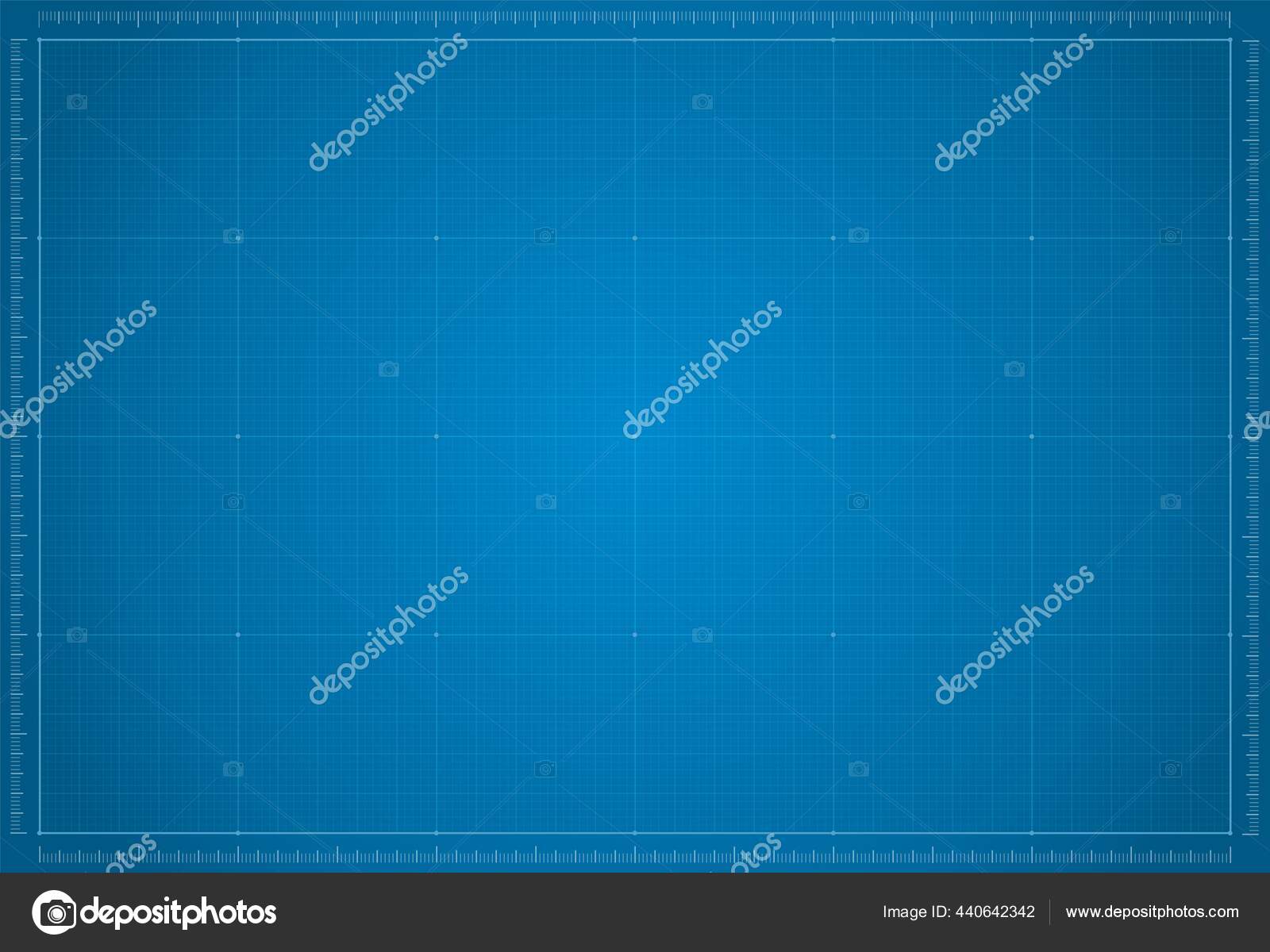Blueprint paper. Blank blue sheet of paper Stock Vector by ...