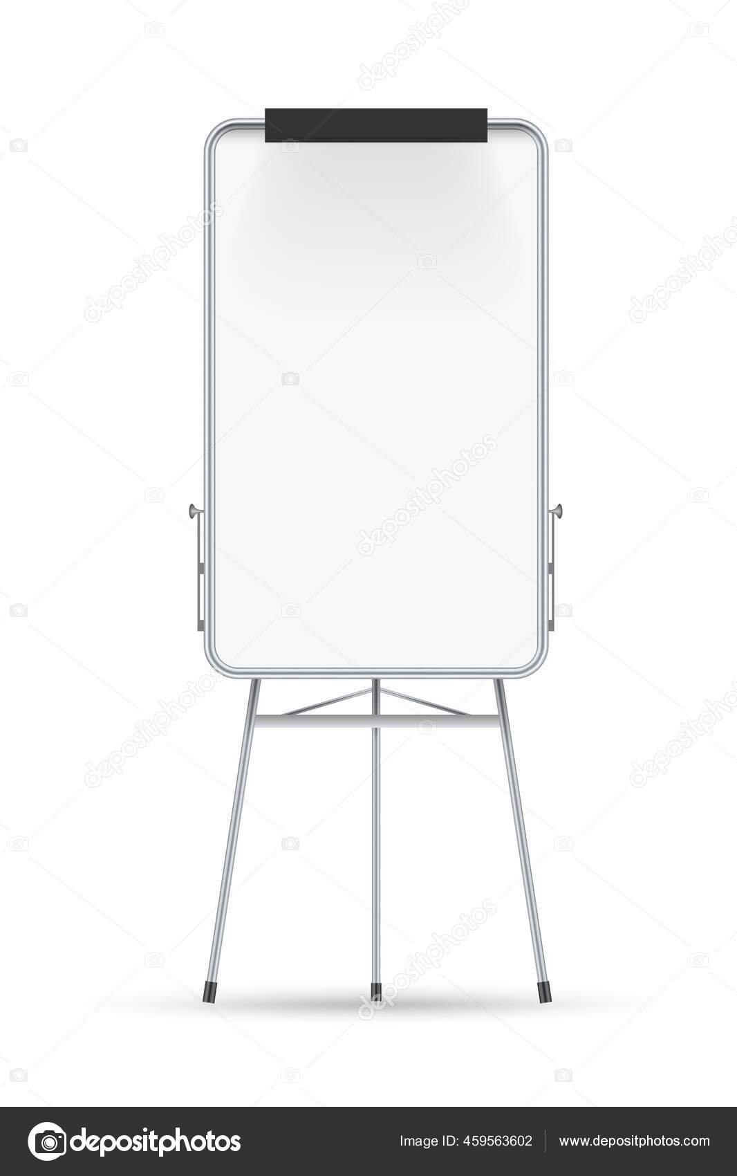 Image vectorielle Tableau à feuilles creuses. Tableau blanc vierge ...