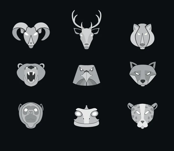 Predator animals icons. Vector format. Stock Vector by ©studioworkstock ...