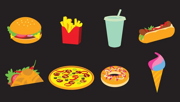 8,389,369 Fast food collage Vector Images | Depositphotos