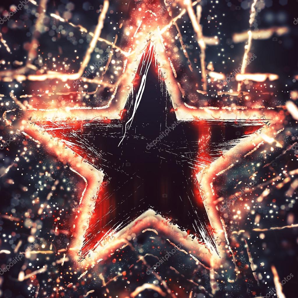 Blue star art symbol. Stock Photo by ©ornithopter 103707638