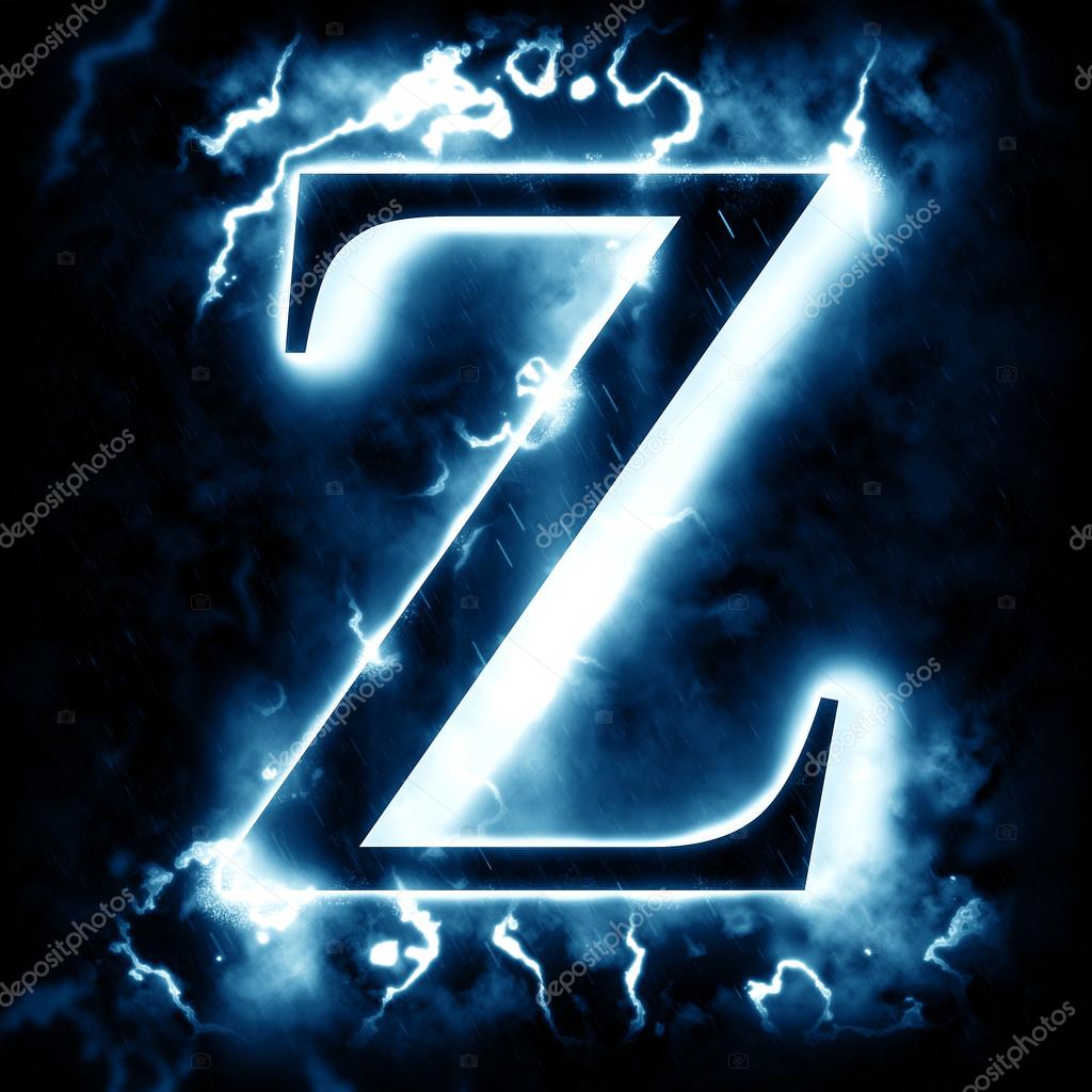 Rayo letra Z: fotografía de stock © ornithopter #87220534 | Depositphotos
