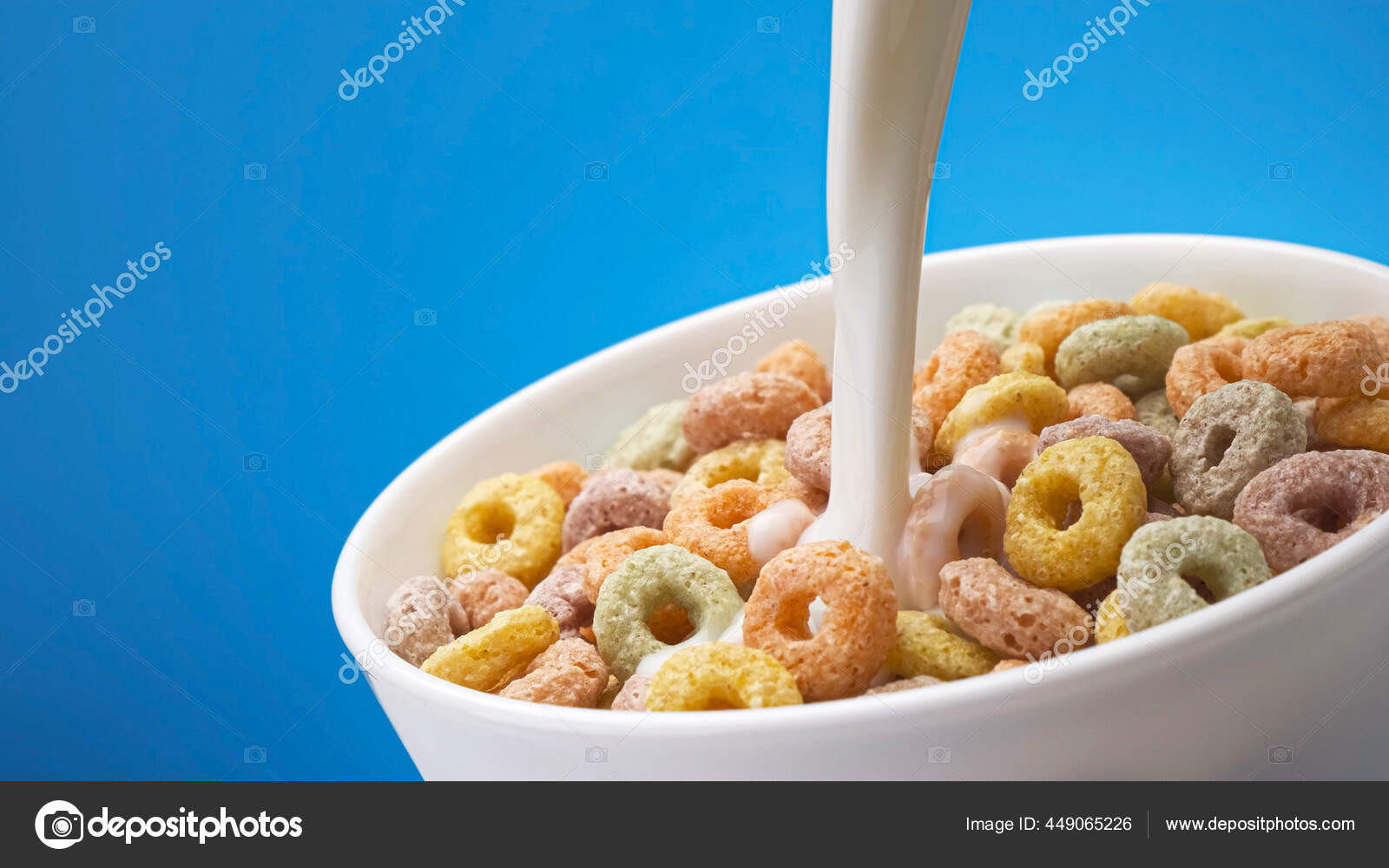 Cereal Bowl With Milk