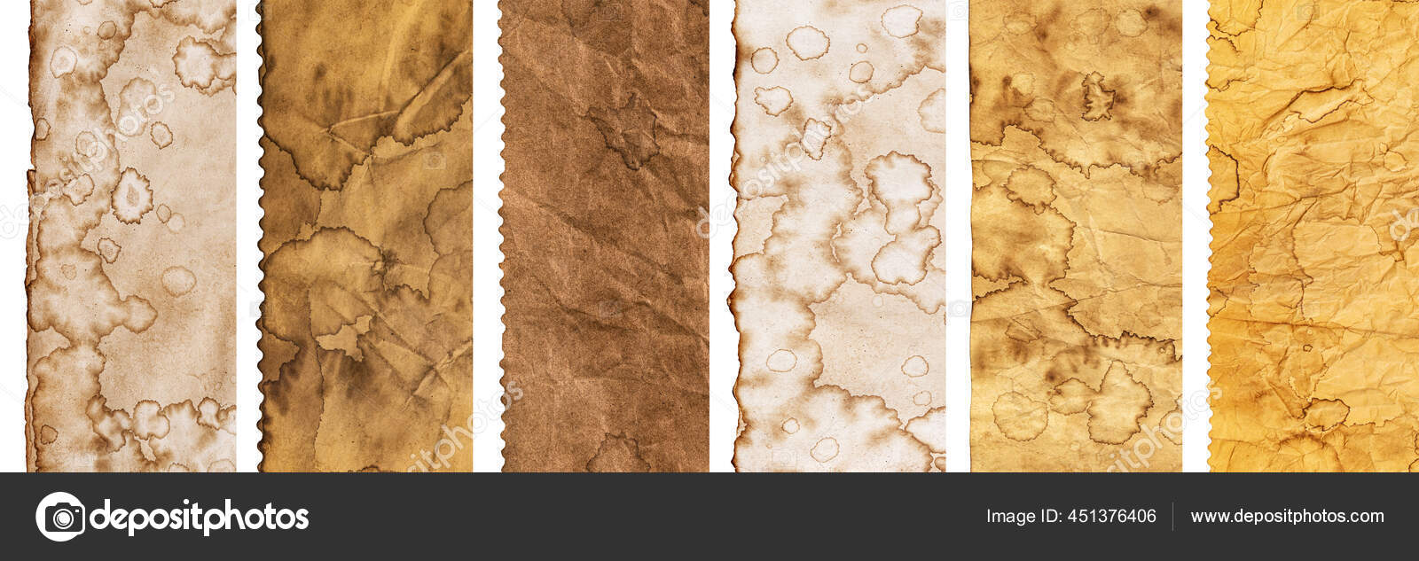 Old paper texture edges, vintage paper background — Stock Photo ...