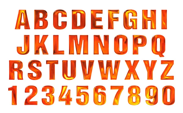 Fire font collection, alphabet of flame. — Stock Photo © xamtiw #110680808