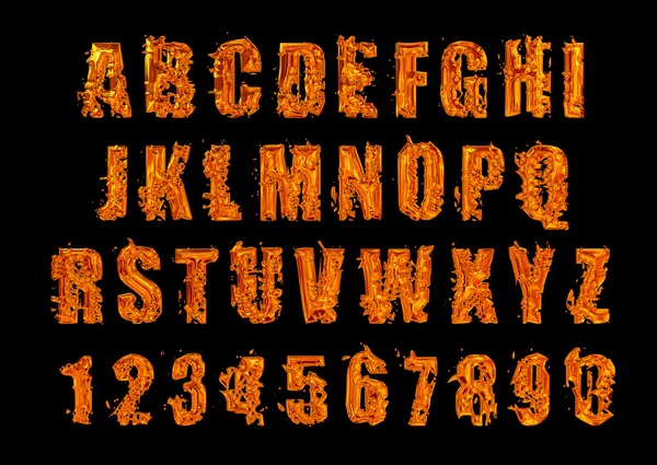 Fire font Stock Photos, Royalty Free Fire font Images | Depositphotos