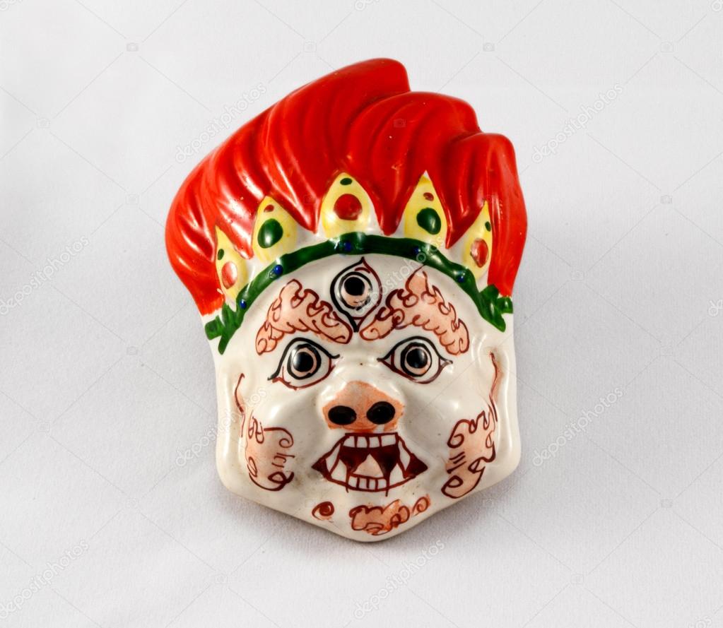 Mongolian ritual mask — Stock Photo © 2daydesign #79368264