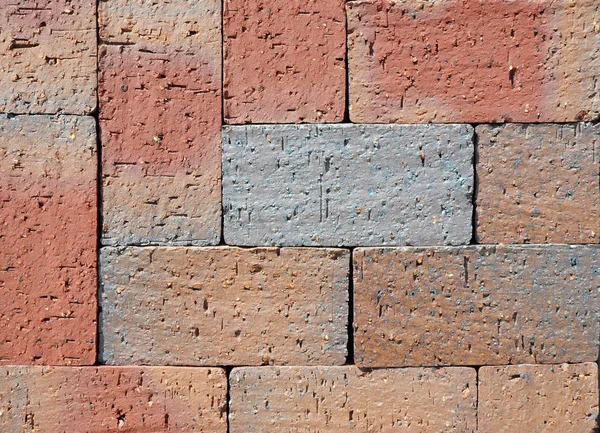 Red German Ceramic Clinker Pavers. Floor pavers in a path, detail of a ...