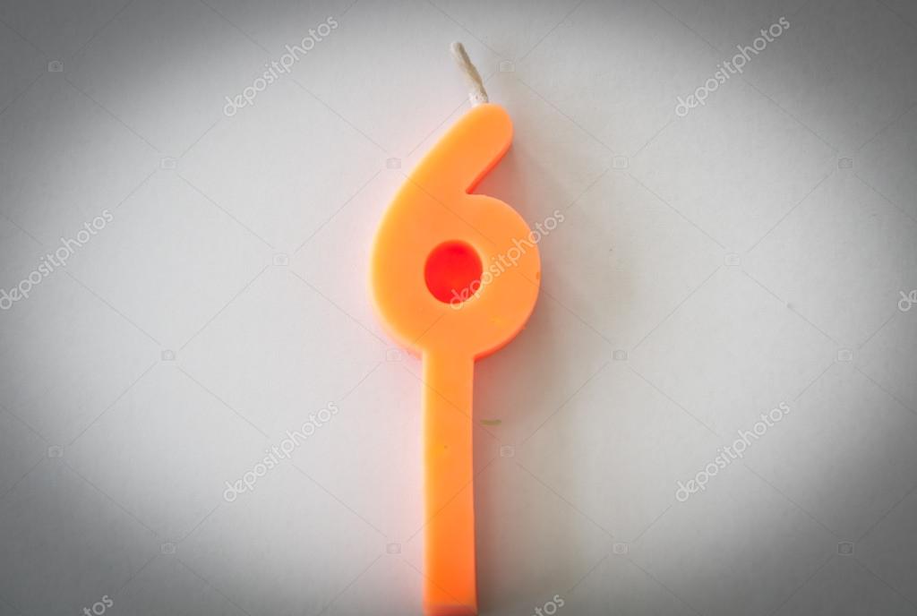Colorful Candles shaped as numbers — Stock Photo © phatpc #91701686