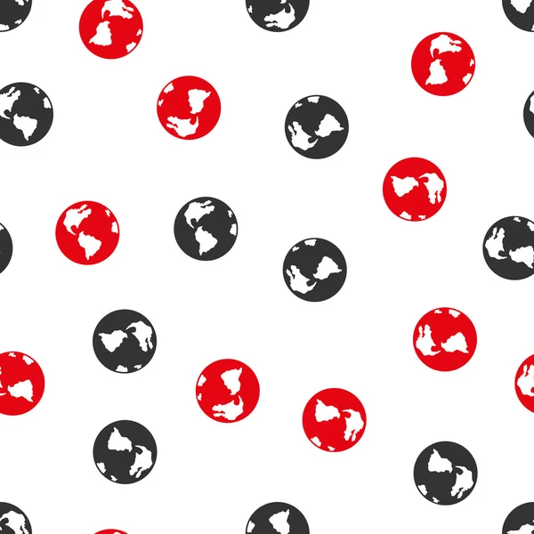 Planet Earth Flat Raster Seamless Pattern - Stock Image - Everypixel