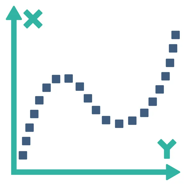 Dotted Plot Vector Toolbar Icon Stock Vector Image by ©ahasoft #106680066