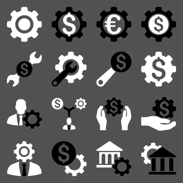 Financial tools and options icon set Stock Vector Image by ©ahasoft ...