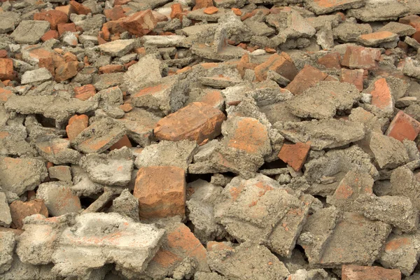 Broken bricks and construction garbage - Stock Image - Everypixel
