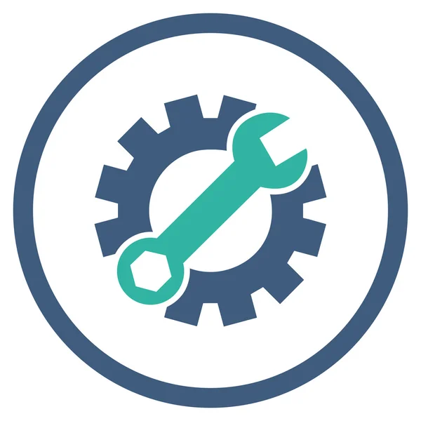 Hardware Maintenance Flat Rounded Vector Icon — Stock Vector © ahasoft ...