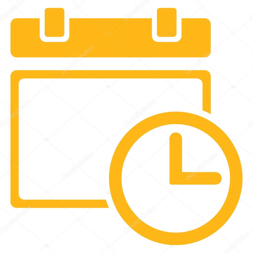 Date And Time Icon Stock Vector by ©ahasoft 116003766