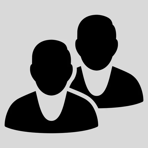 Users Flat Glyph Icon - Stock Image - Everypixel