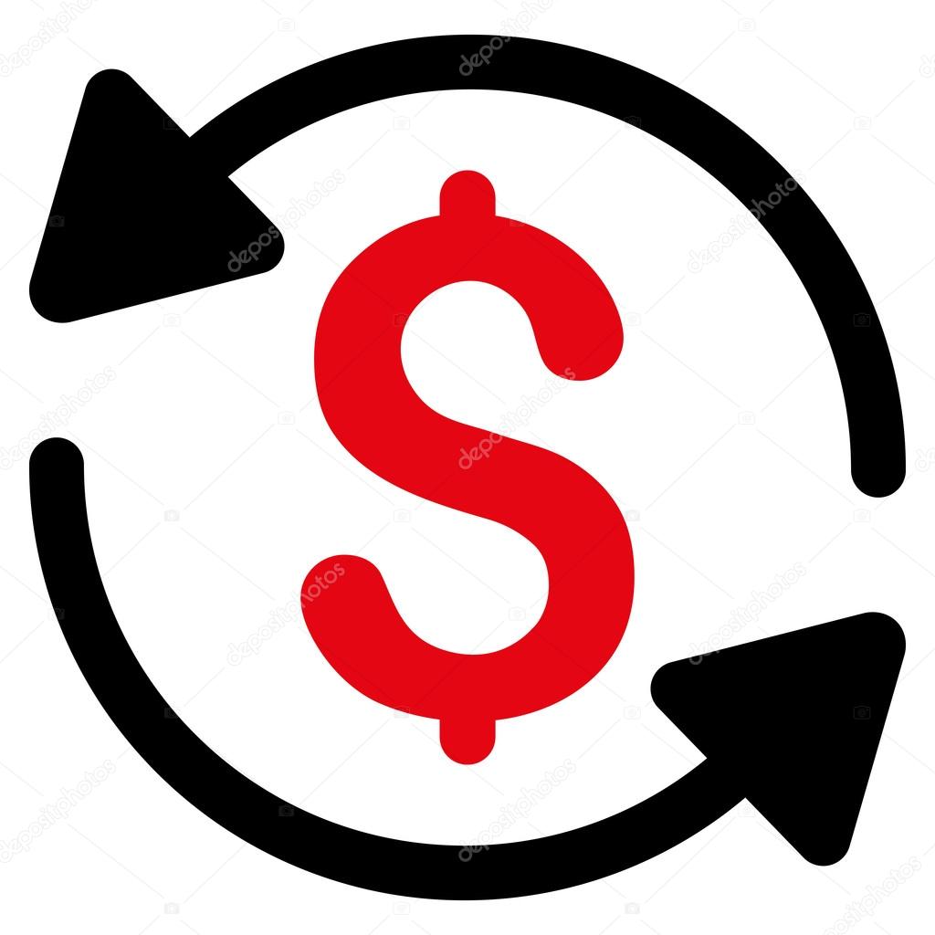 Money Turnover Flat Vector Icon Stock Vector Image by ©ahasoft #119825736