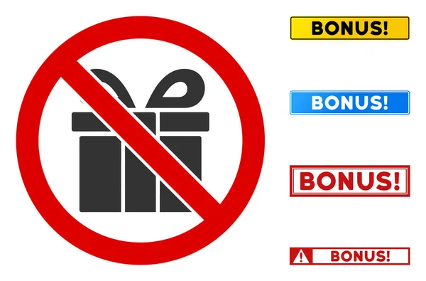 No presents red warning signs - vector Stock Vector Image by ©RedKoala ...