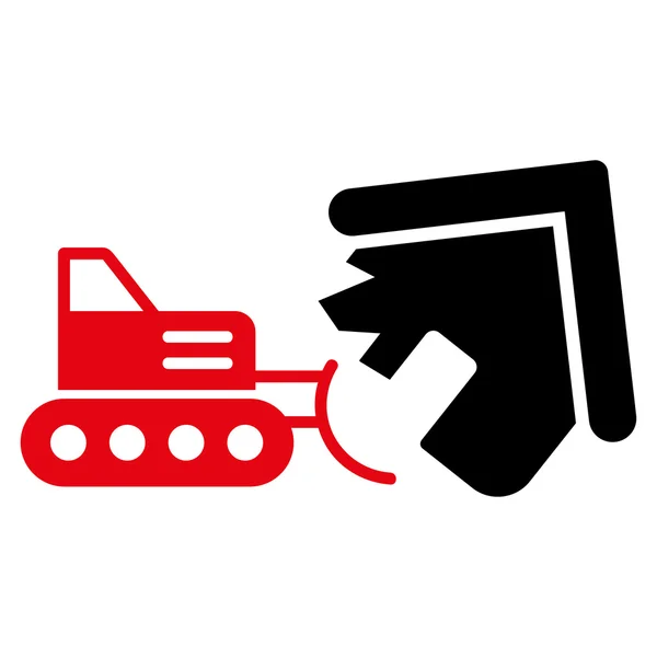 Demolition icon from Business Bicolor Set Stock Vector Image by ©ahasoft #78663180