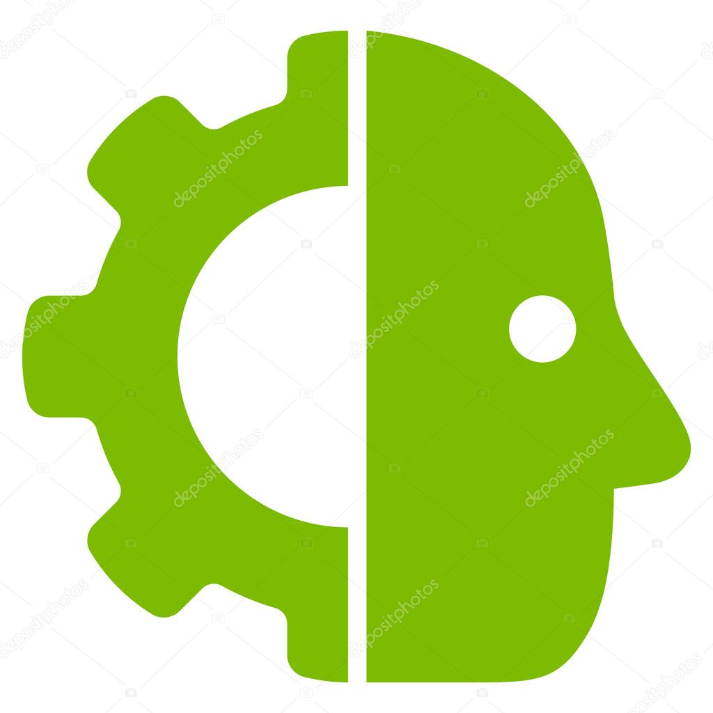Cyborg icon from Business Bicolor Set — Stock Photo © ahasoft #78616052