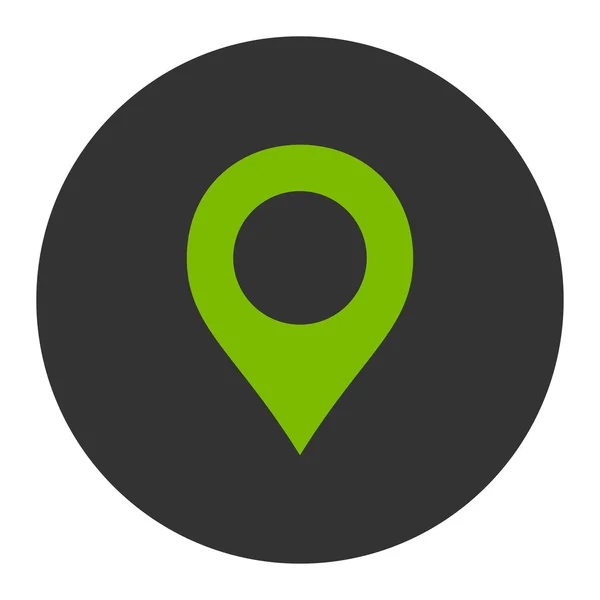 Map Marker flat eco green color icon Stock Vector by ©ahasoft 84568320